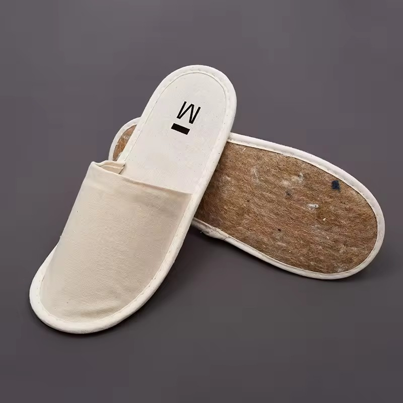 Hotel SPA Healthy Slipper Linen Coir Outsole Disposable Island Beach ...