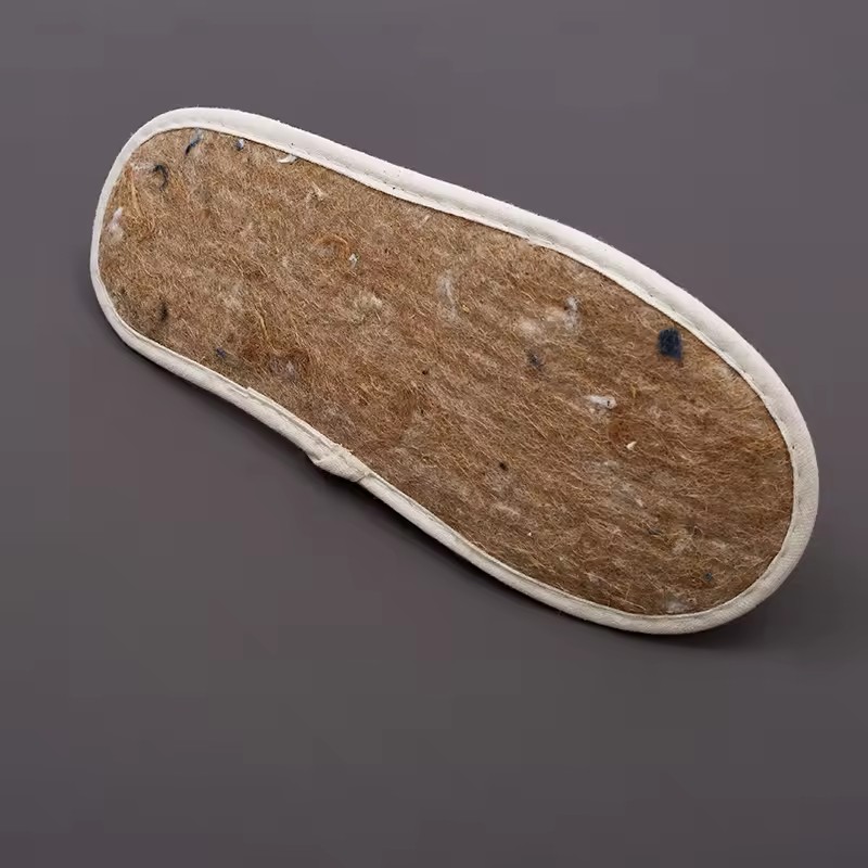 Hotel SPA Healthy Slipper Linen Coir Outsole Disposable Island Beach ...